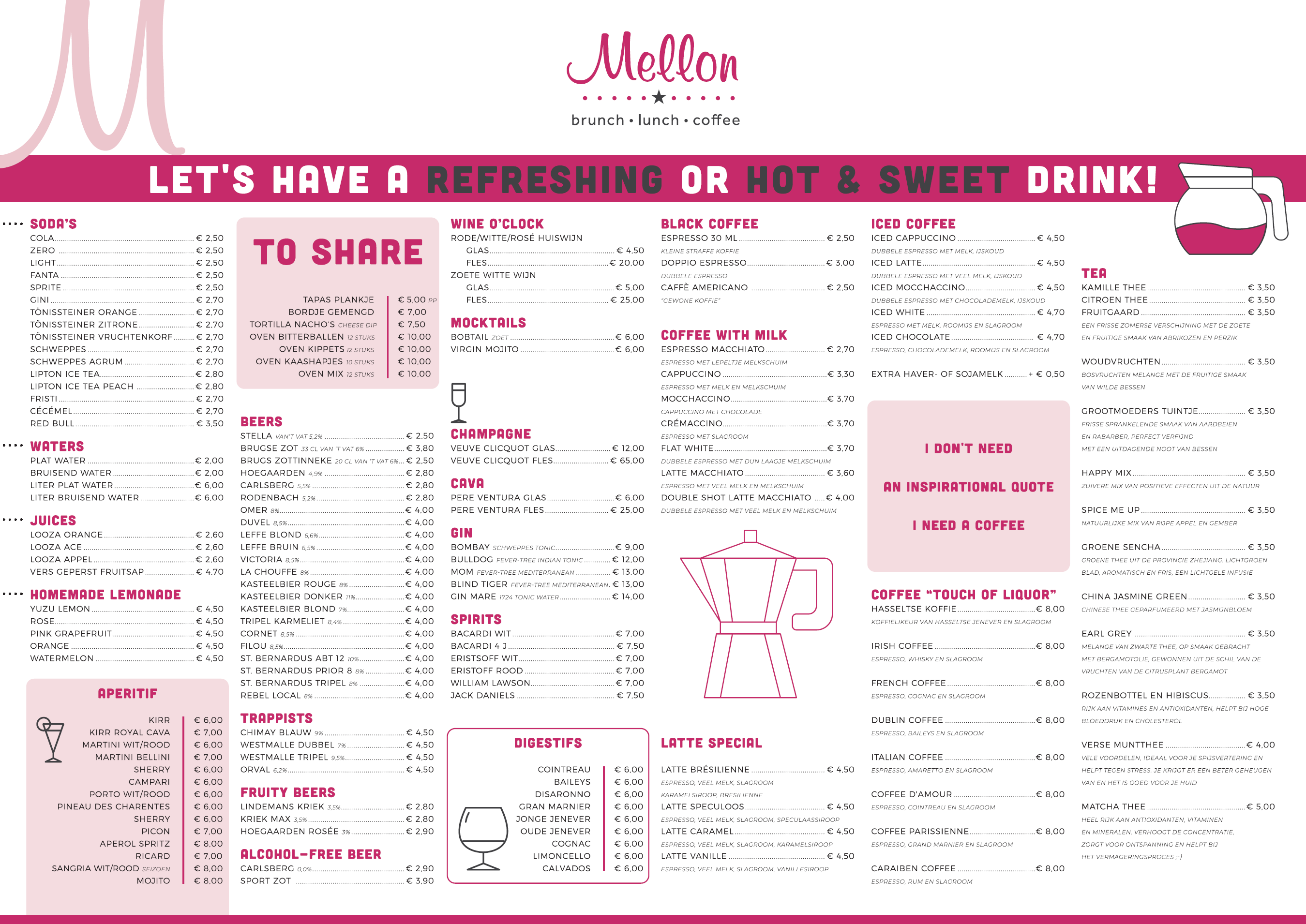 Welkom bij Lunchbar Mellon
