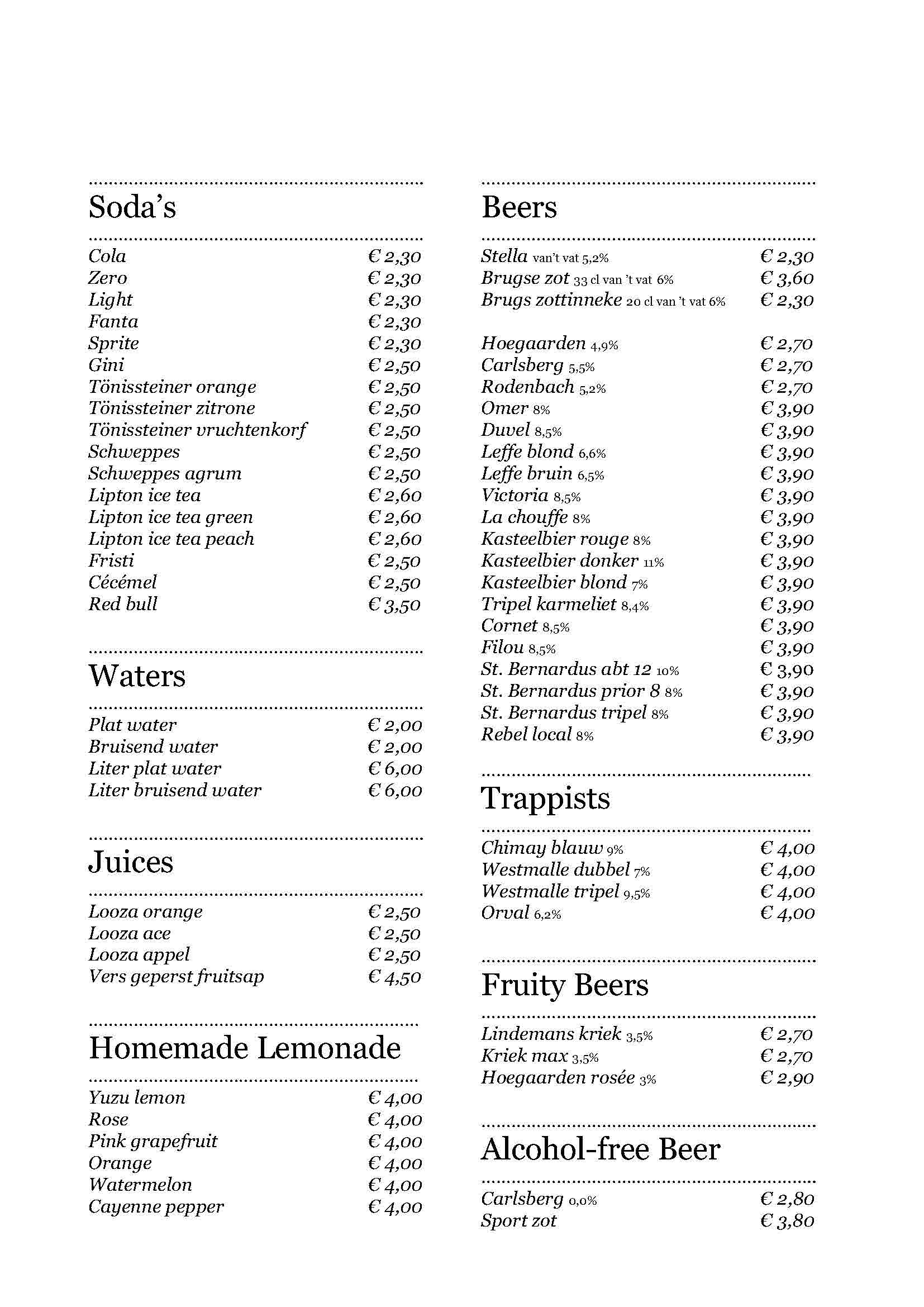 Welkom bij Lunchbar Mellon